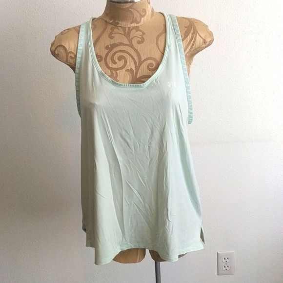 Under Armour | Tops | Mint Green Under Armour Heat Gear Tank Top | Poshmark
